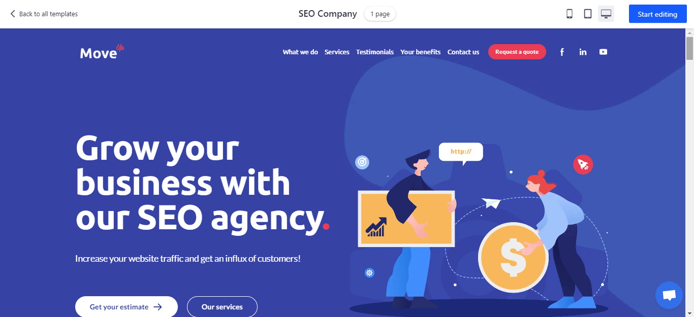 20 Super Functional Weblium Templates