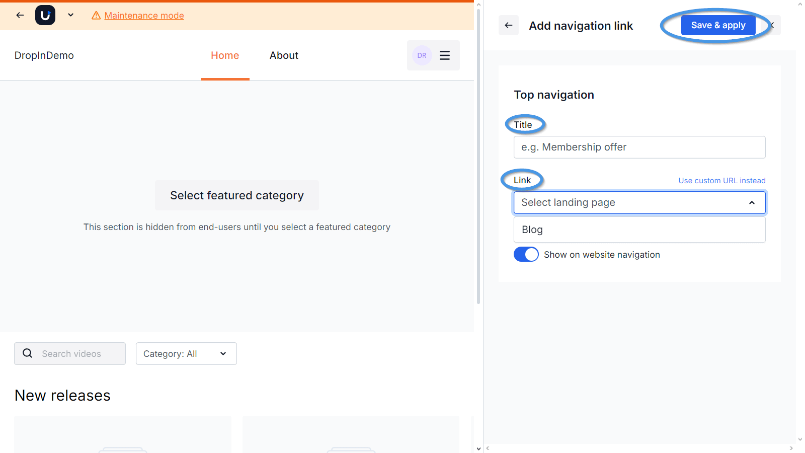 How to Create a Blog on Uscreen