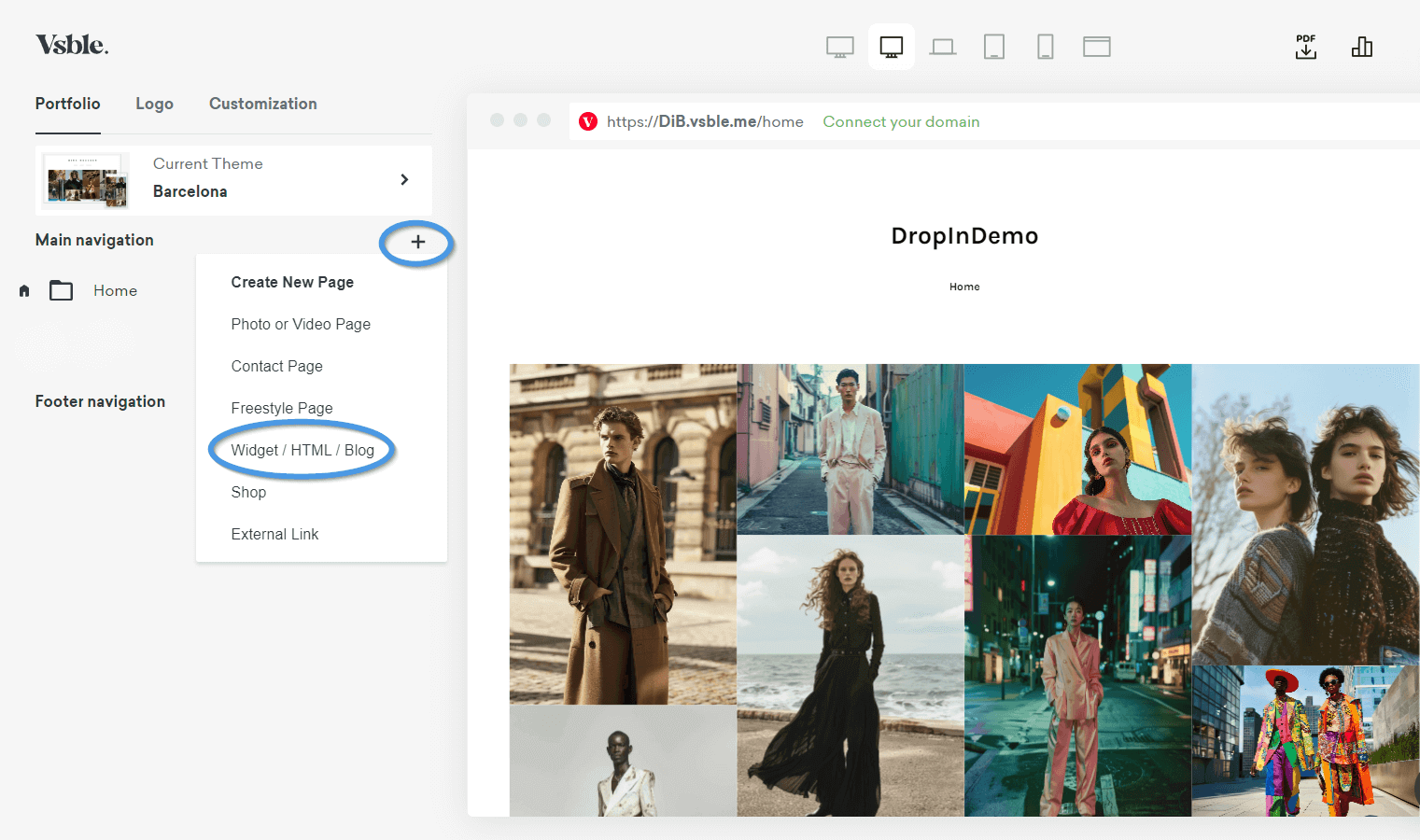 How to Create a Blog on Vsble