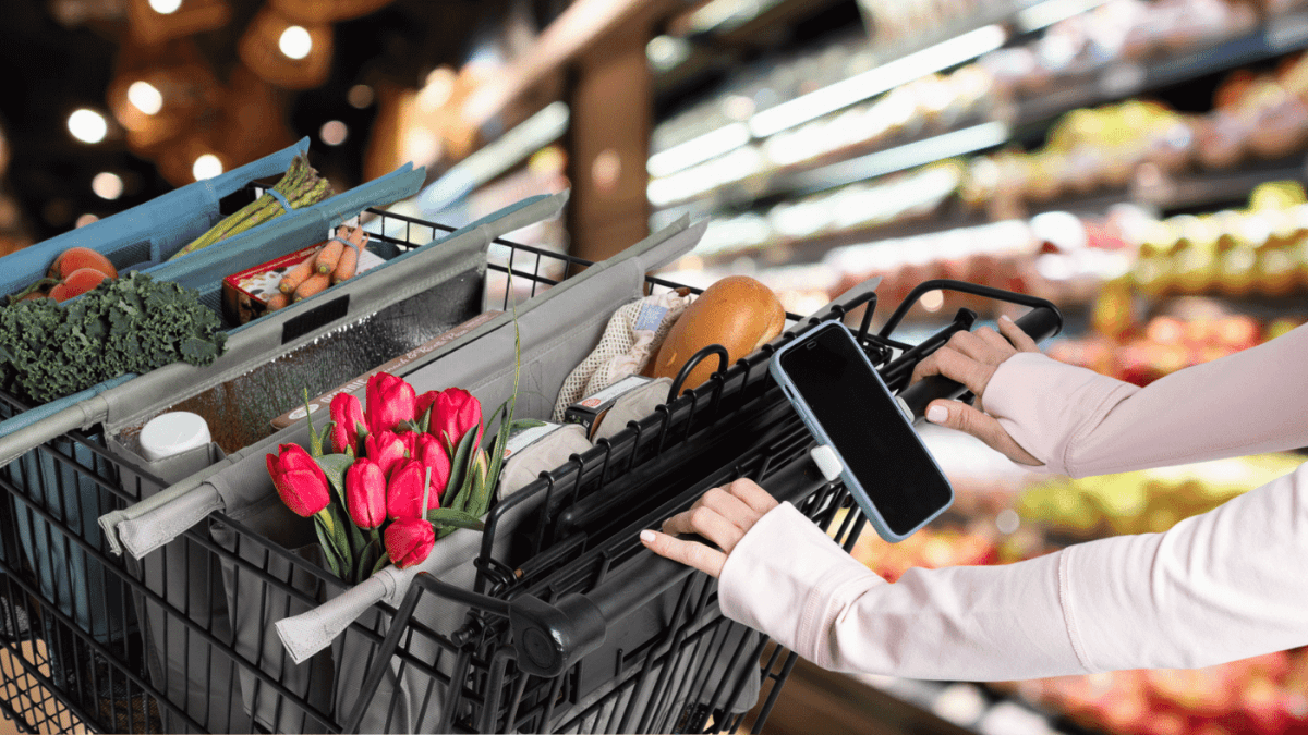 Adventures of Grocery Shopping with the Lotus Cart Clip - LOTUS TROLLEY BAG