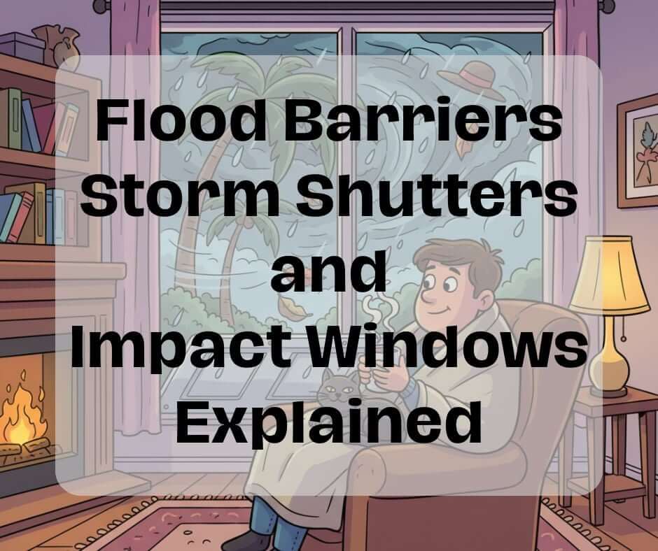 Floods and Wind. Flood Barriers, Storm Shutters, and Impact Windows ...