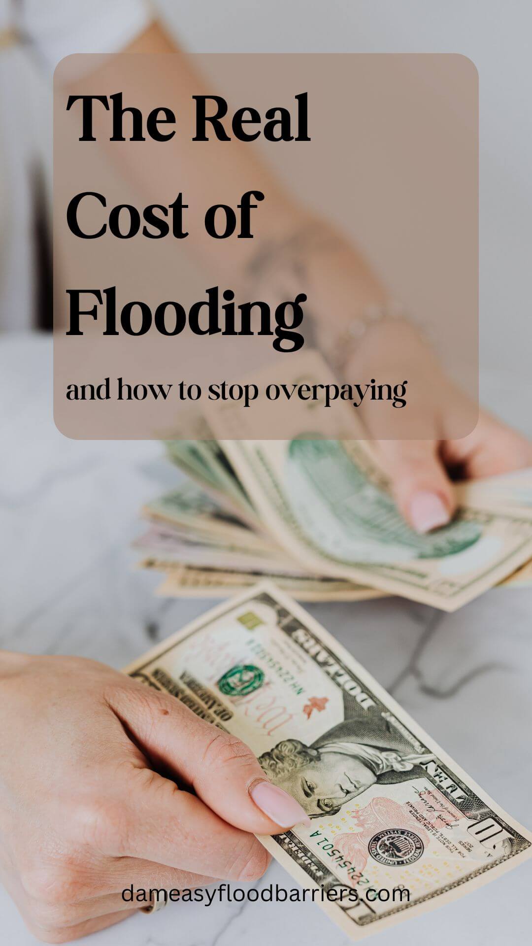 The True Cost of Flood. Breaking Some Numbers