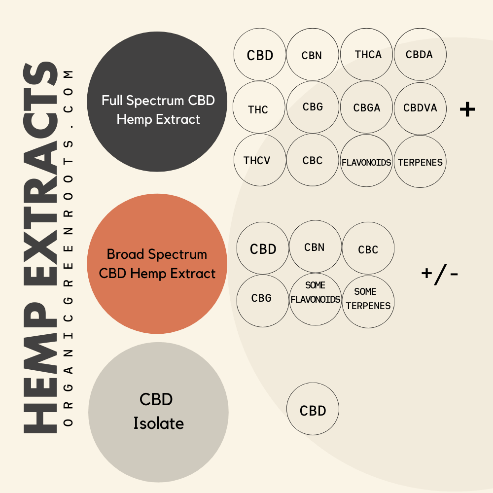 3 Types of CBD - Full Spectrum, Broad Spectrum, & Isolate. | ORGANIC ...