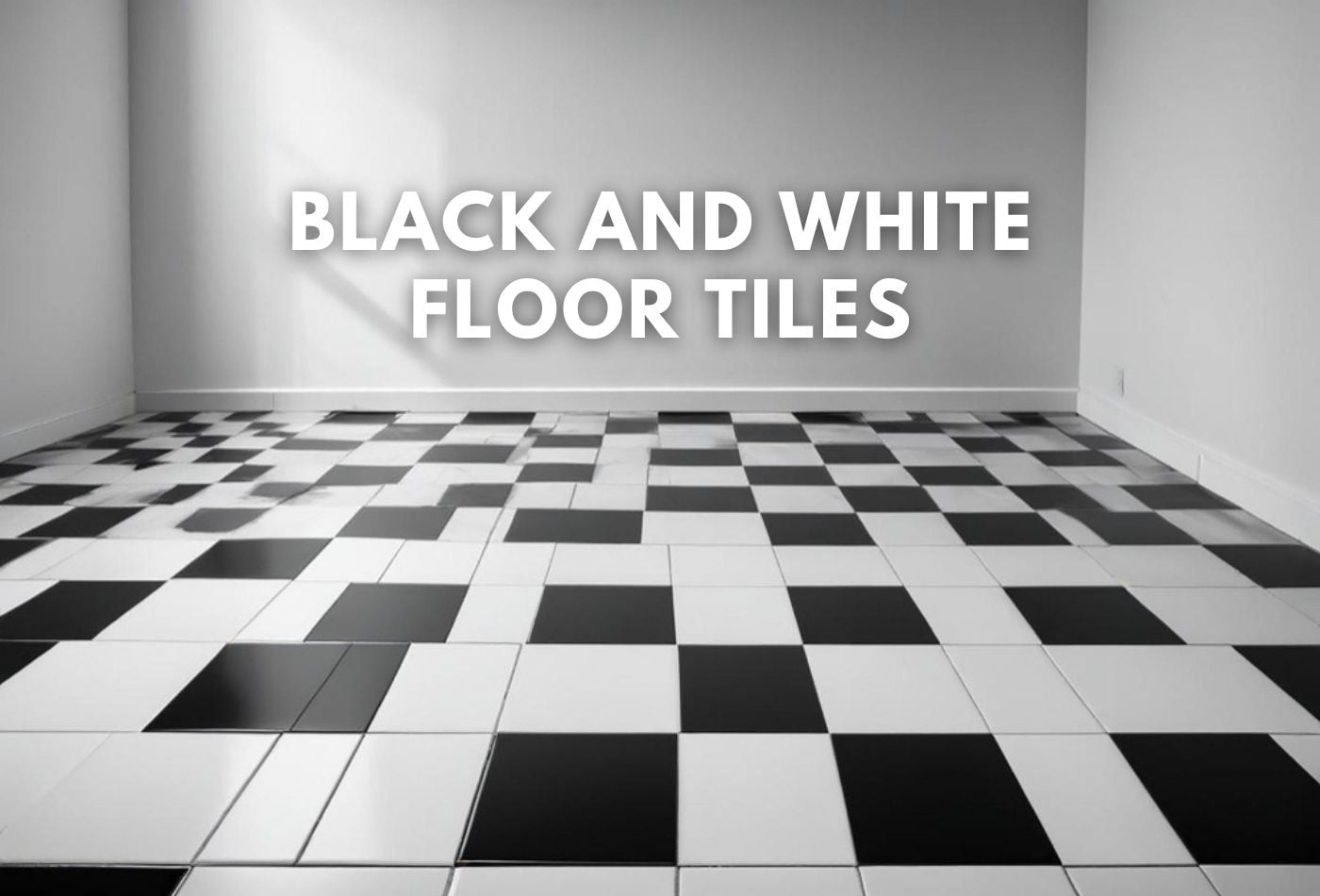 Black And White Floor Tiles: Just Like From 90’s
