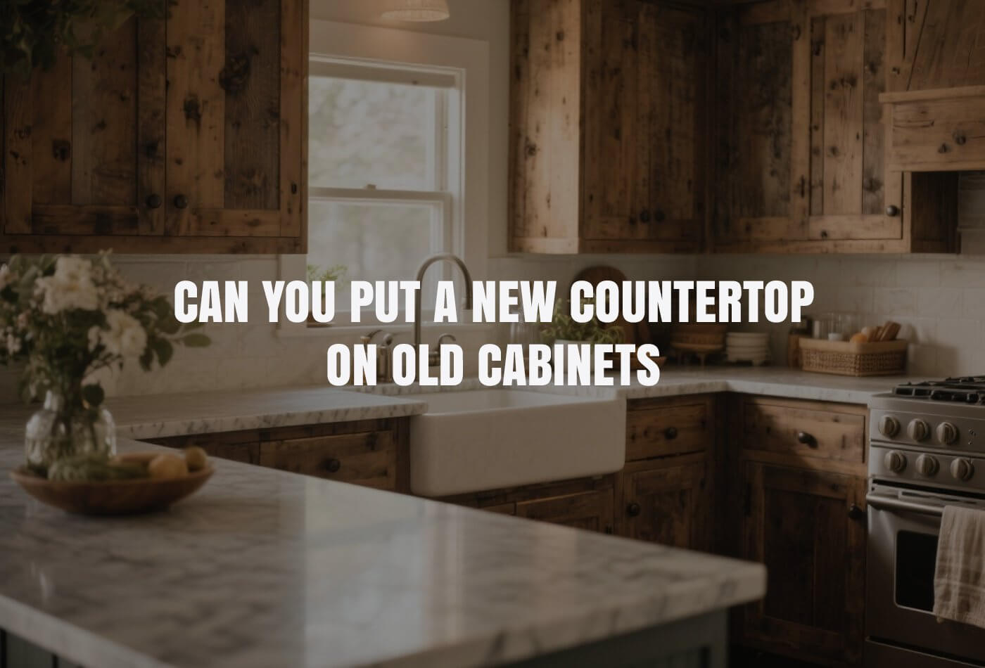 Can You Put A New Countertop On Old Cabinets?