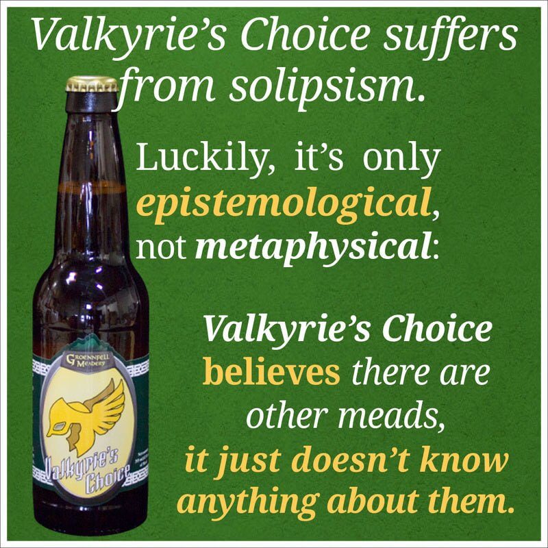 Thursday Fun Fact 10-9: Solipsism – Groennfell & Havoc Mead Store