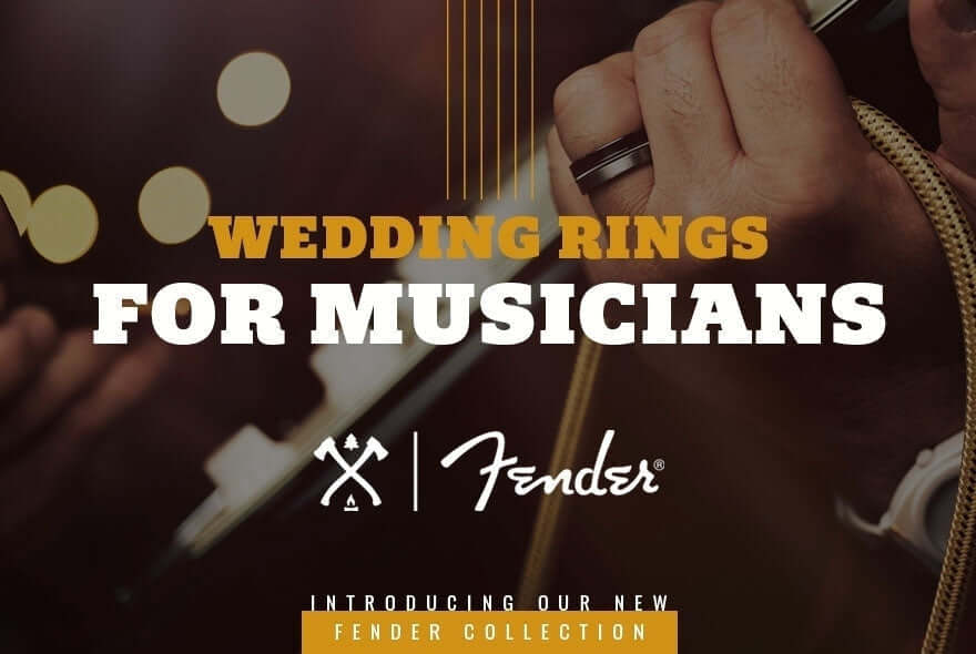 Wedding Rings for Musicians: The Fender Collection – Manly Bands