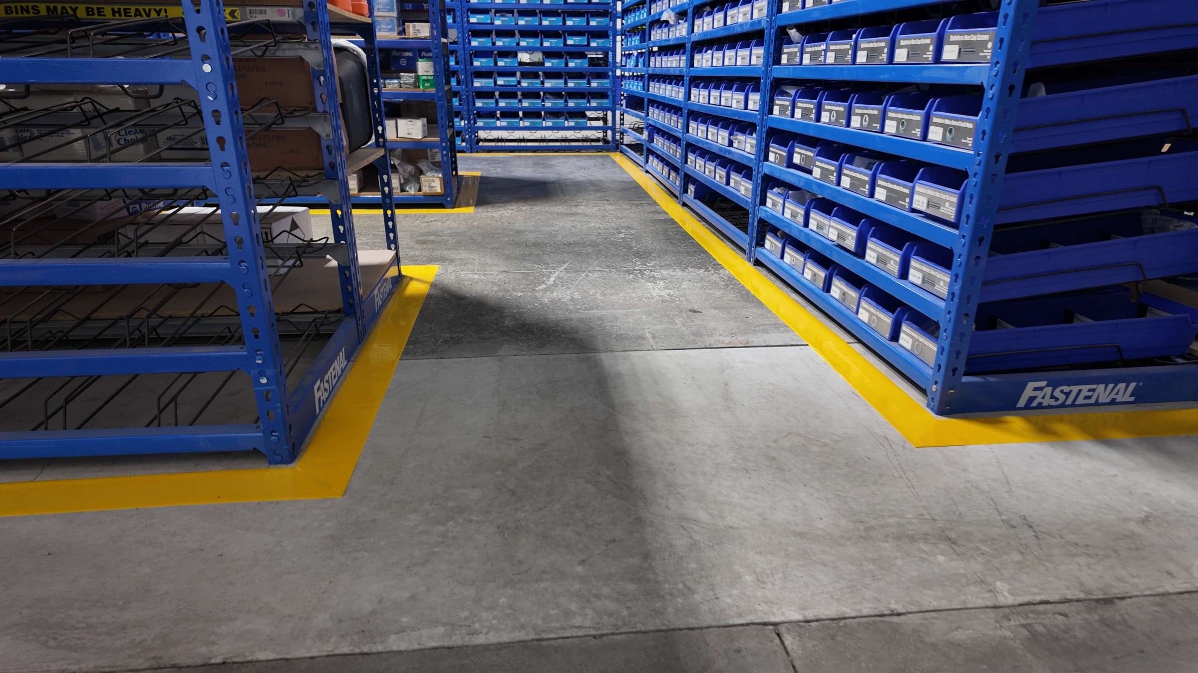 Mighty Line Floor Tape and Floor Signs with Fastenal