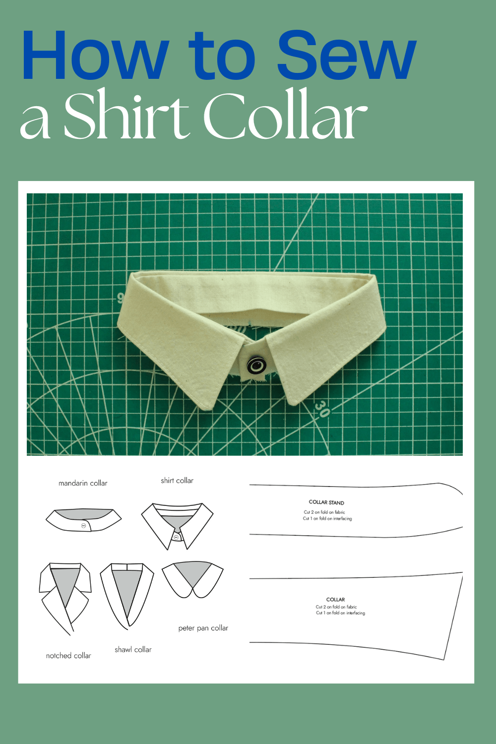 How to Sew a Shirt Collar | Sewing 101