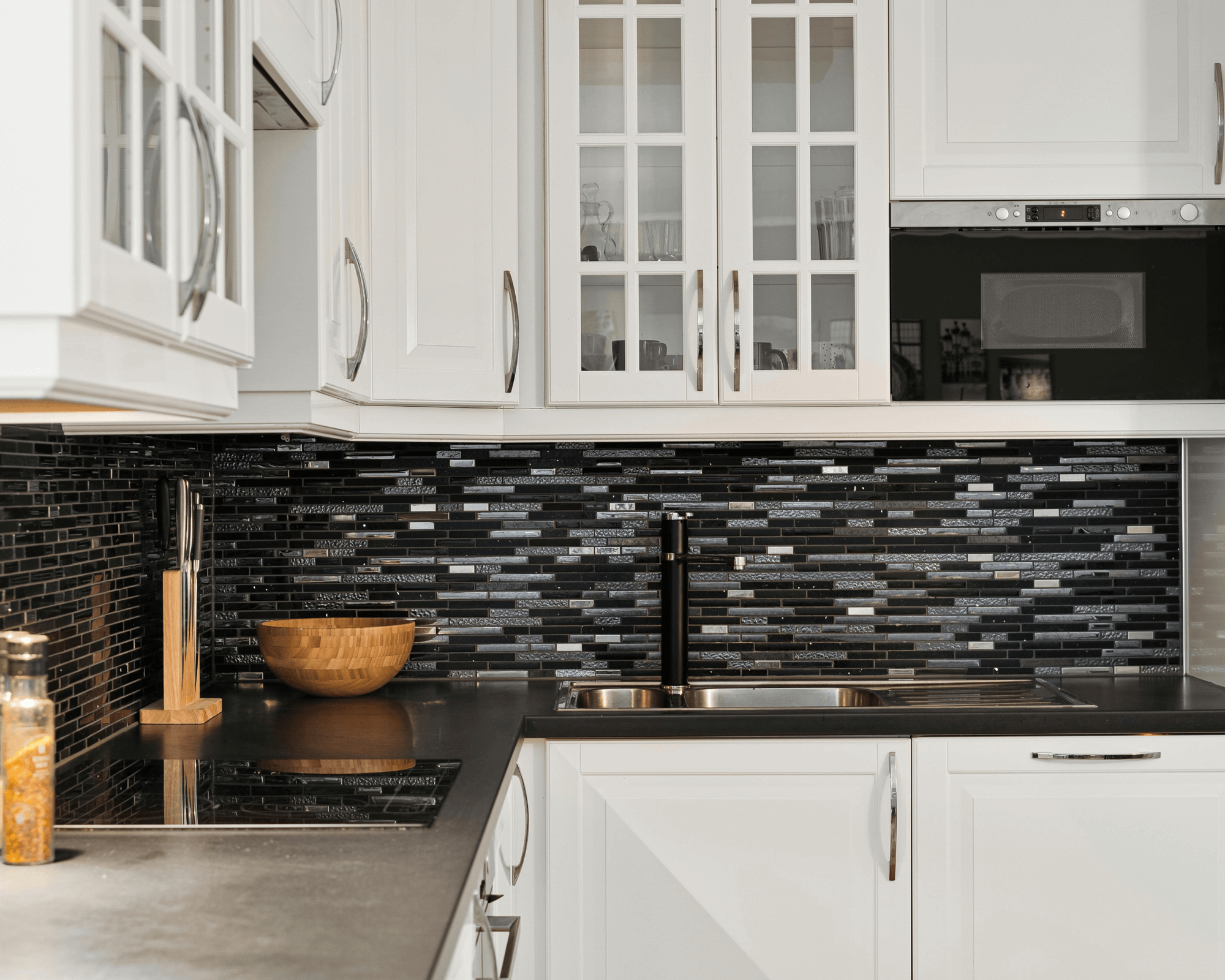 Install Mosaic Tile Backsplash Mosaics Tile Curved All Sides Fit Together