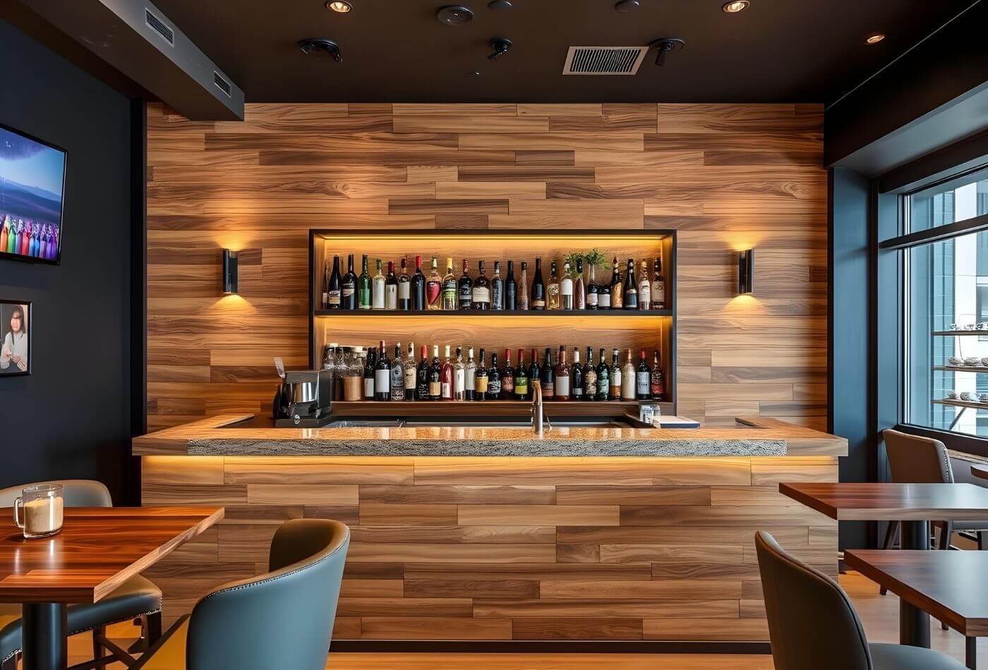 8 Bar Wall Cladding Ideas for Modern and Industrial Interior