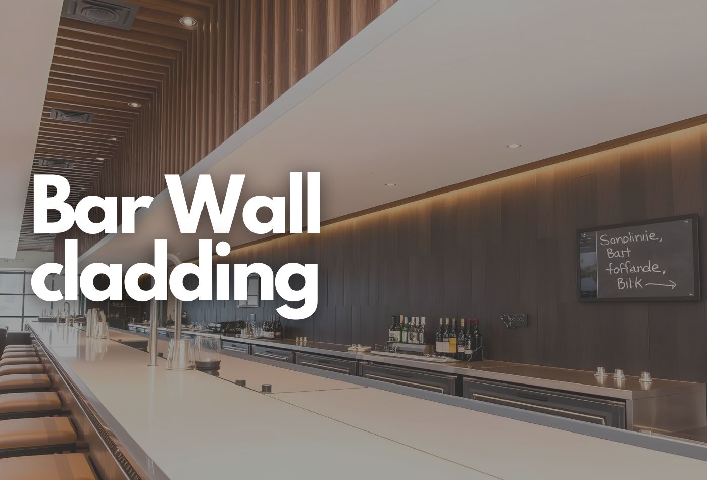 8 Bar Wall Cladding Ideas for Modern and Industrial Interior