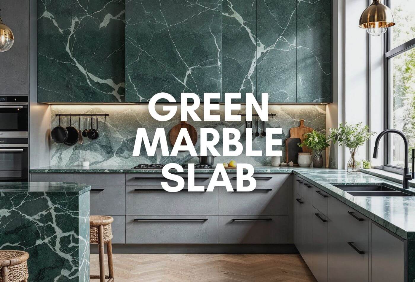 Green Marble Slab | Make it the way you want!