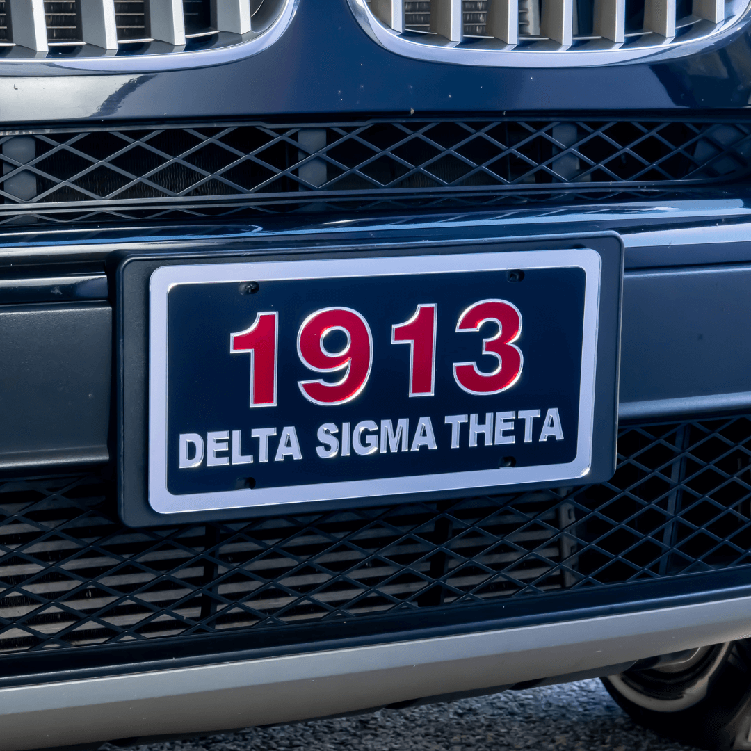 Elevate Your Drive with Delta Sigma Theta License Plates – Betty's ...