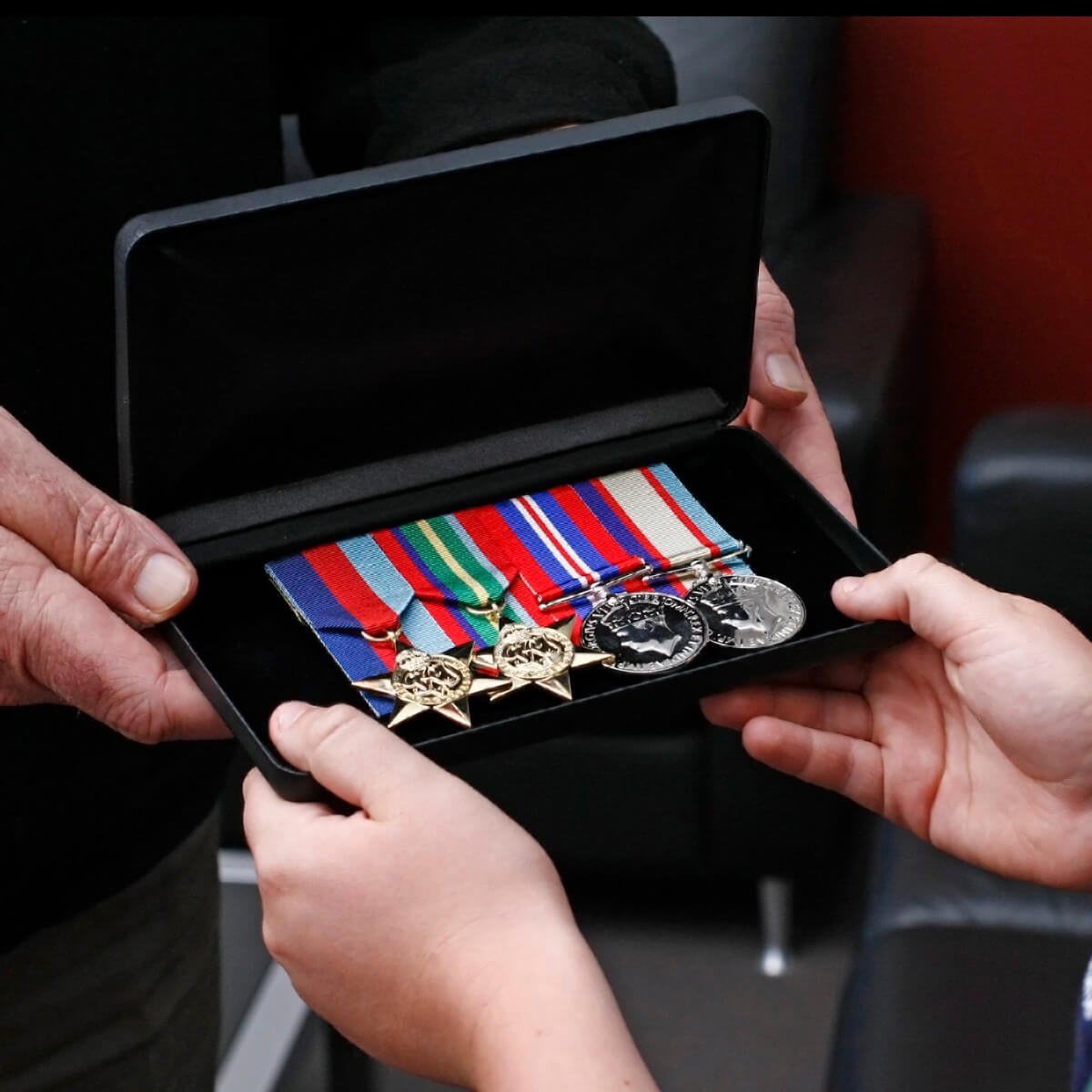 Helping veterans keep stunning original medals safe.