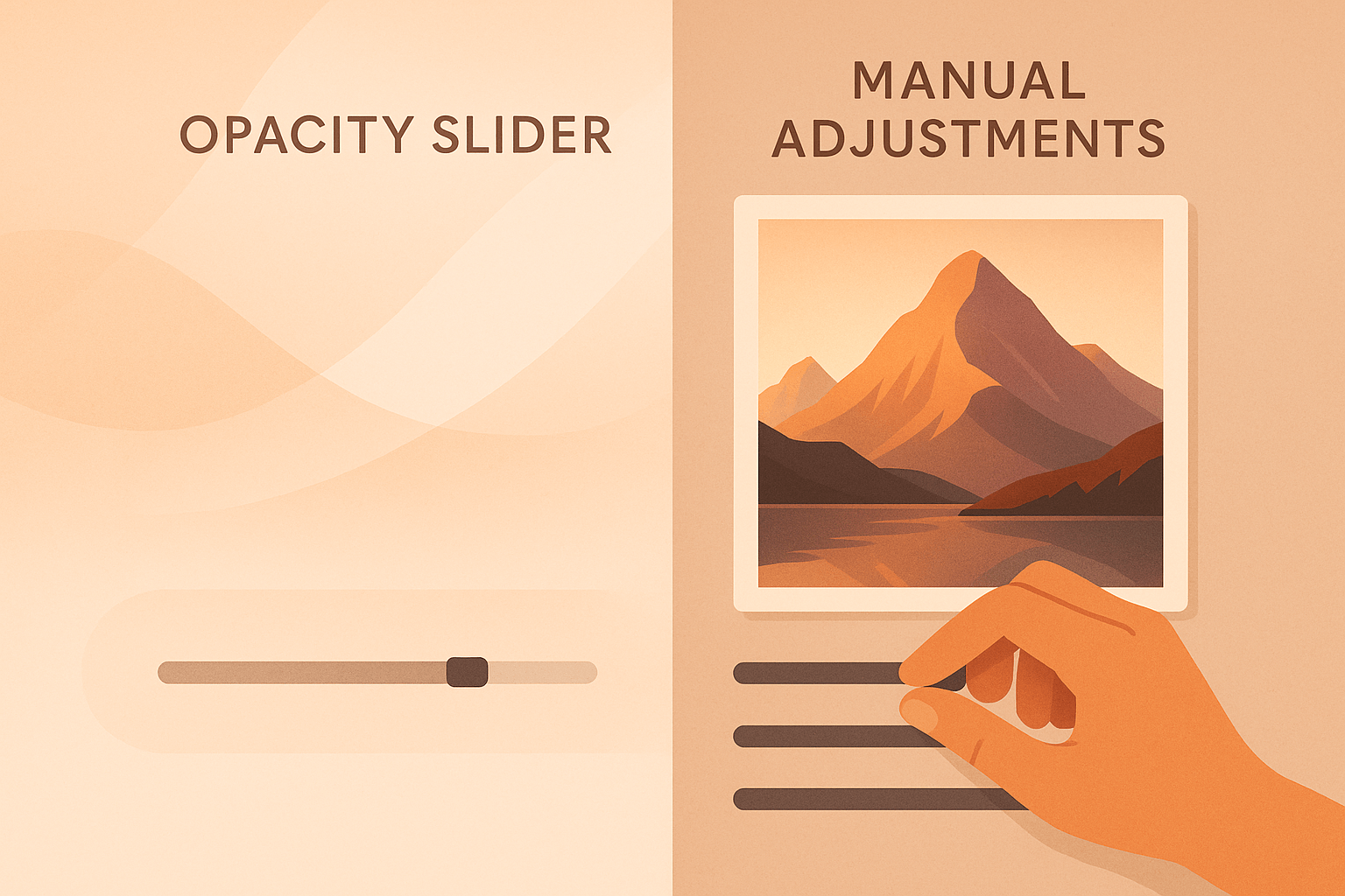 Lightroom Opacity Slider vs Manual Adjustments