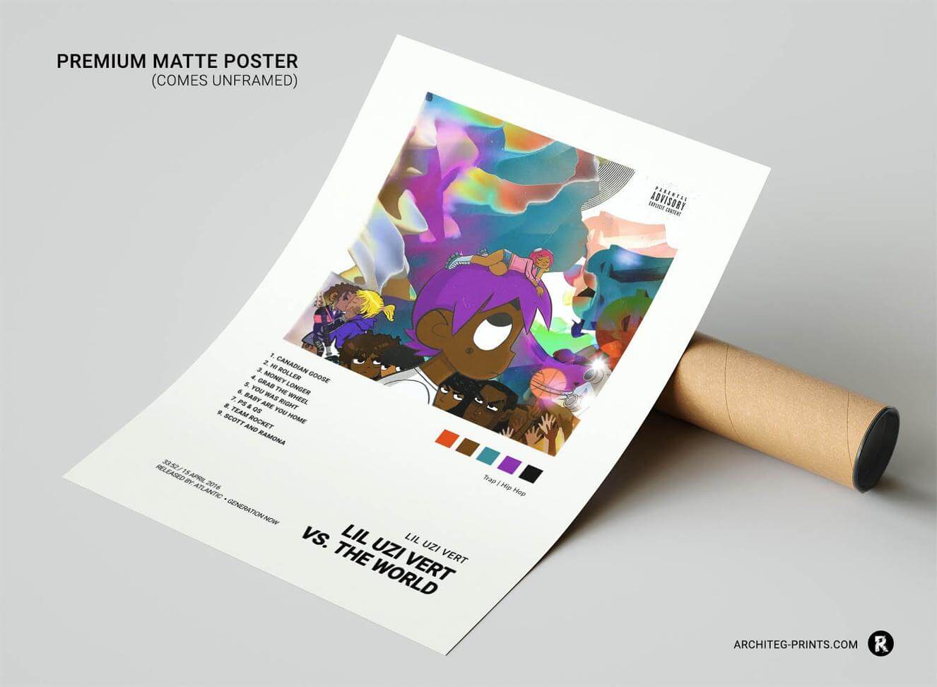 Lil Uzi Vert vs The World Poster: A Must-Have Piece of Music History