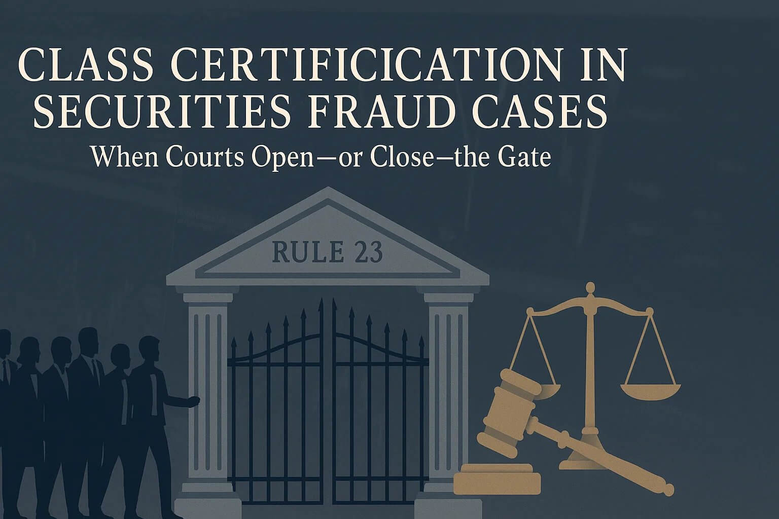 Class Certification in Securities Fraud Cases—And What Happens When ...