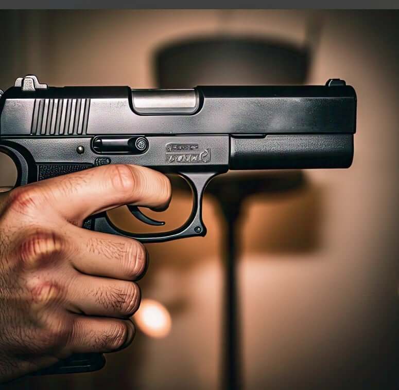 how should you hold a handgun for maximum accuracy?