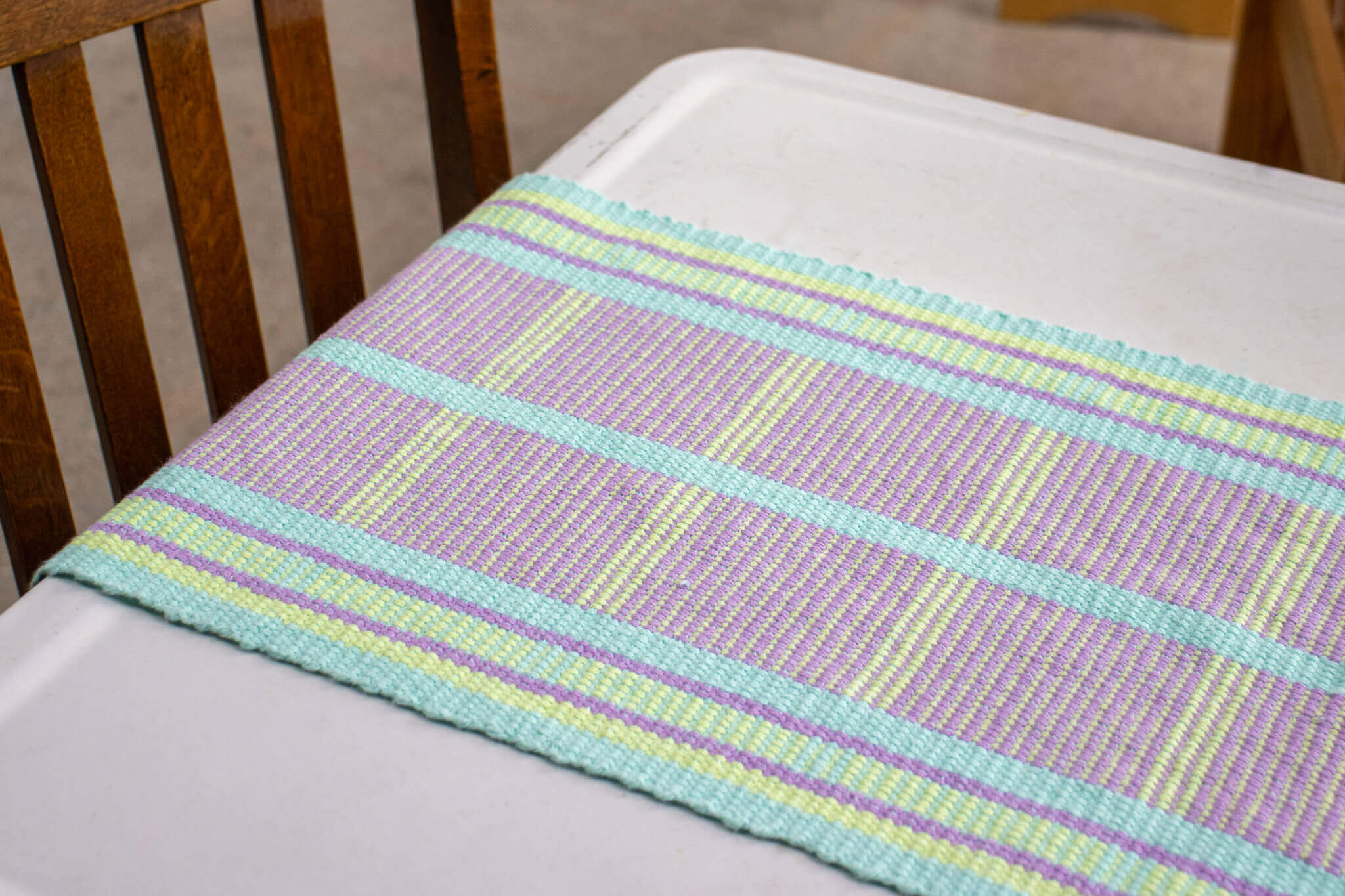 Rep Weave on a Rigid Heddle - Table Runner Pattern