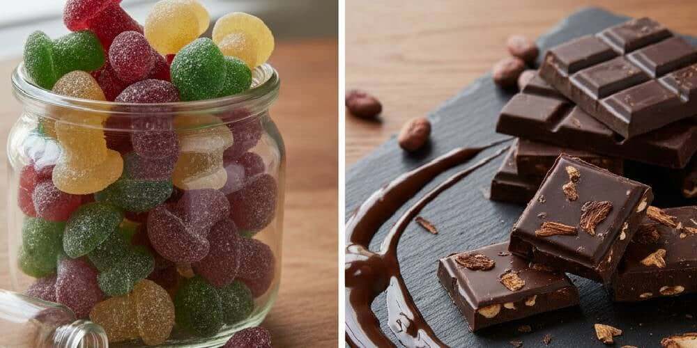 Mushroom Gummies vs Mushroom Chocolate: Which Is Better?
