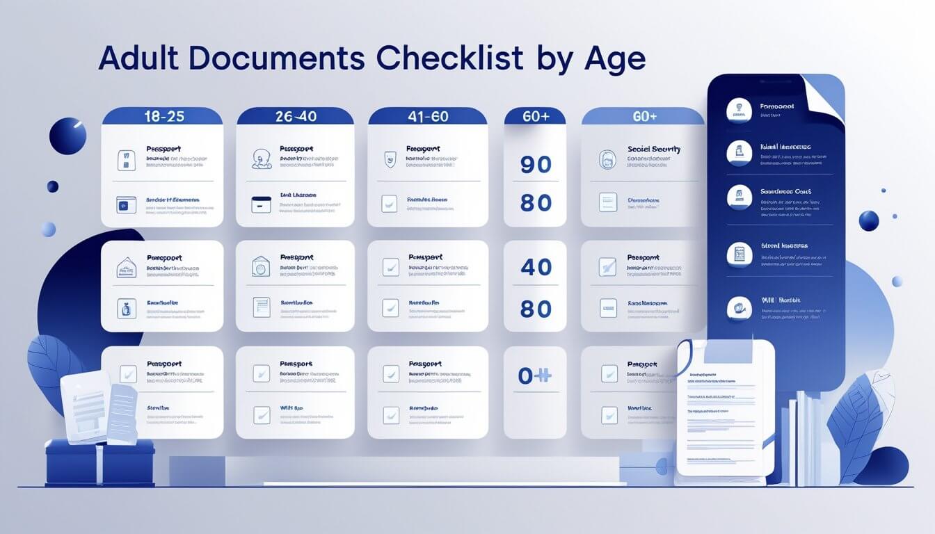 Adult Documents Checklist By Age: Stage-by-Stage Guide