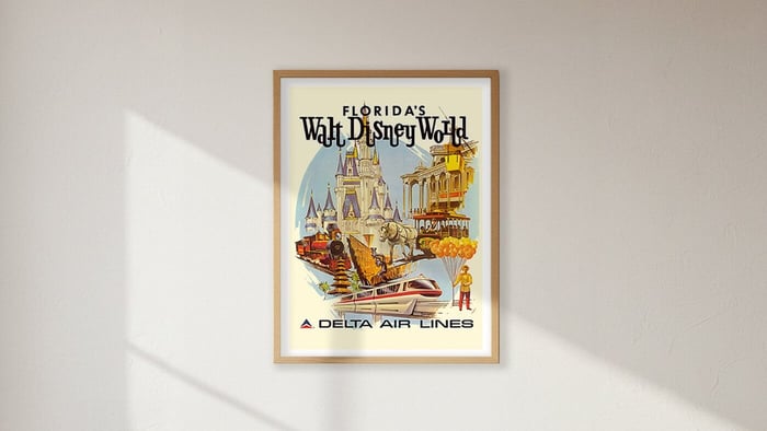 Vintage Disney Posters | Classic Disney World Art Prints