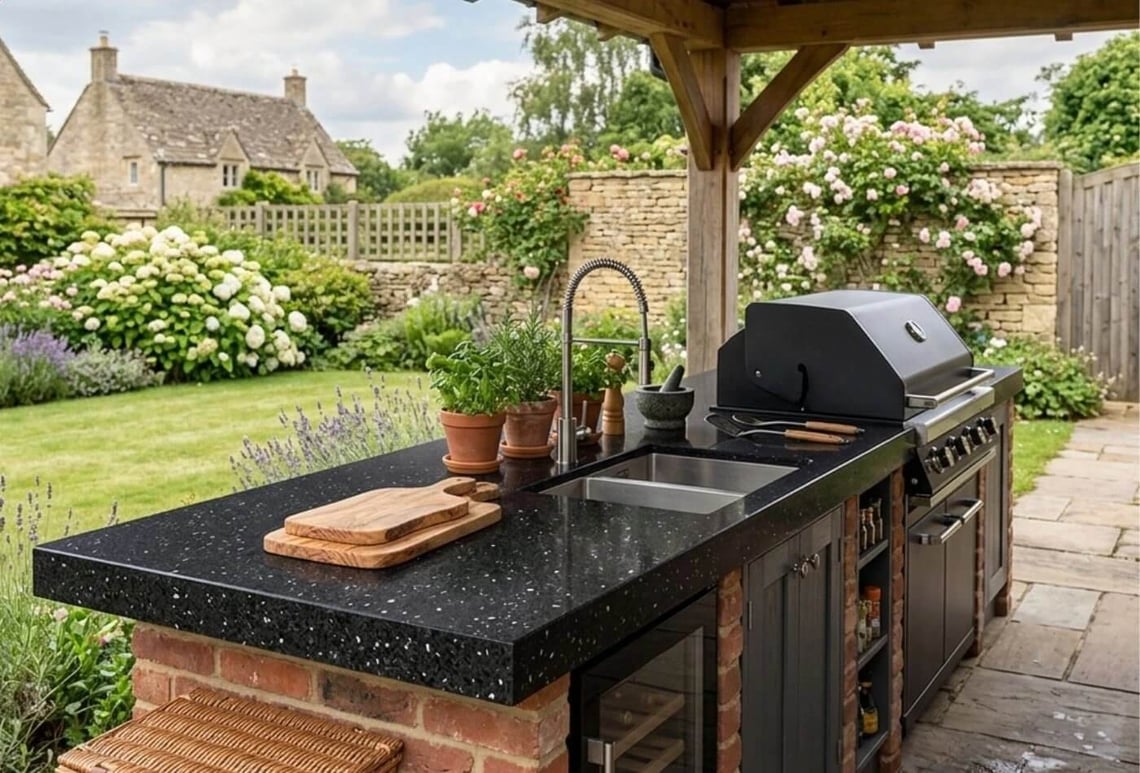Order Durable Outdoor Kitchen Worktops 180cm x 80cm