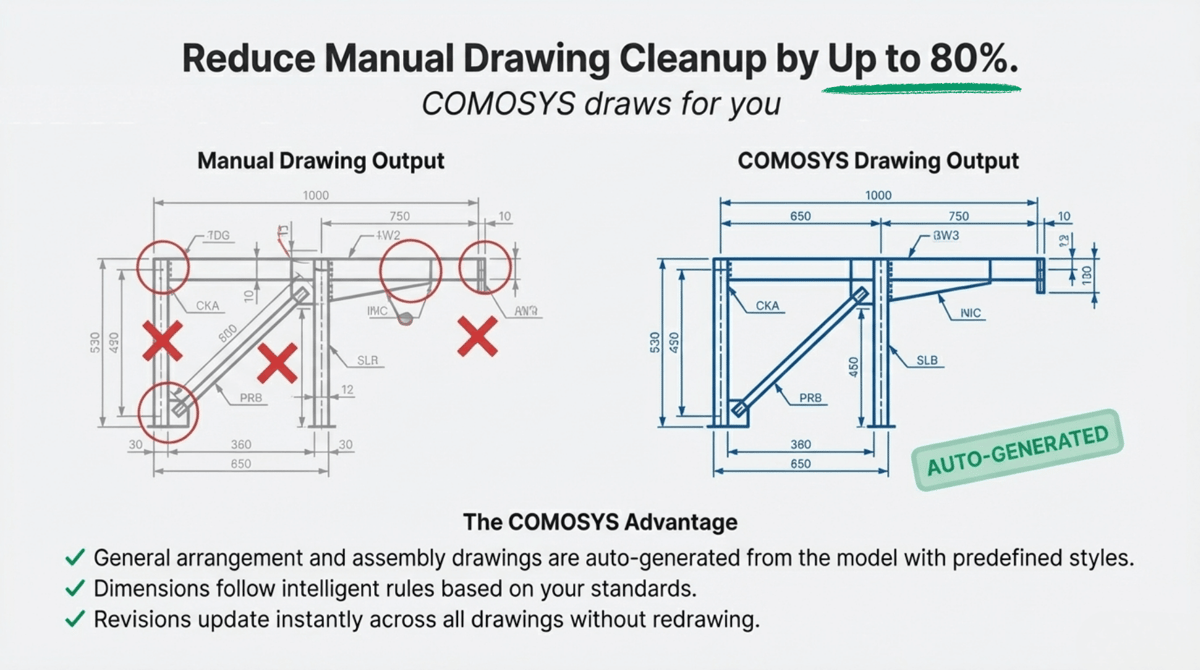 Steel Detailing Software Comparison: COMOSYS vs Tekla