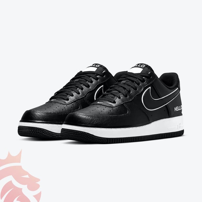 Sneak Peek: Nike Air Force 1 Low â Helloâ in Black - YankeeKicks ...