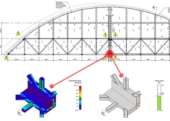 Analysis and Design of Permanent service Bridge Truss with IDEA CONNECTION