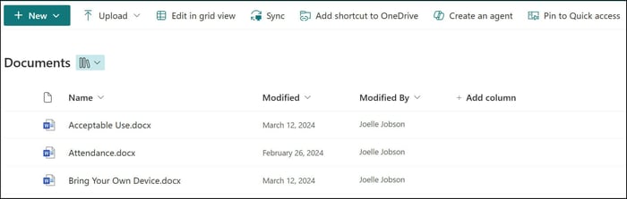 Creating and Using Copilot Agents in SharePoint
