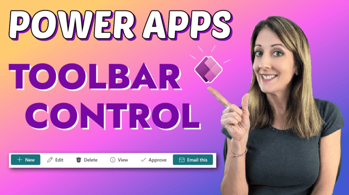 Power Apps Toolbar Control: Efficiency for Canvas Apps