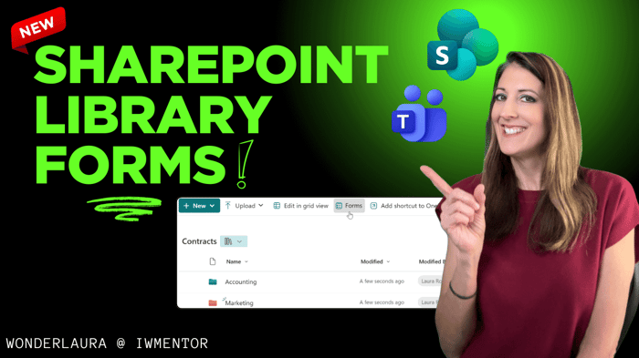 Forms on SharePoint Libraries - NEW