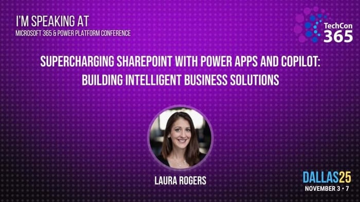 TechCon365 Dallas - Join Laura Rogers this November