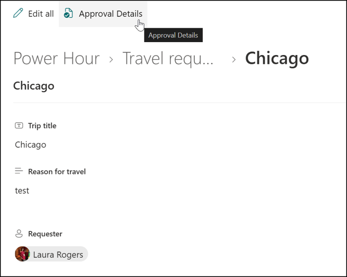 SharePoint Approval Requests in Power Automate