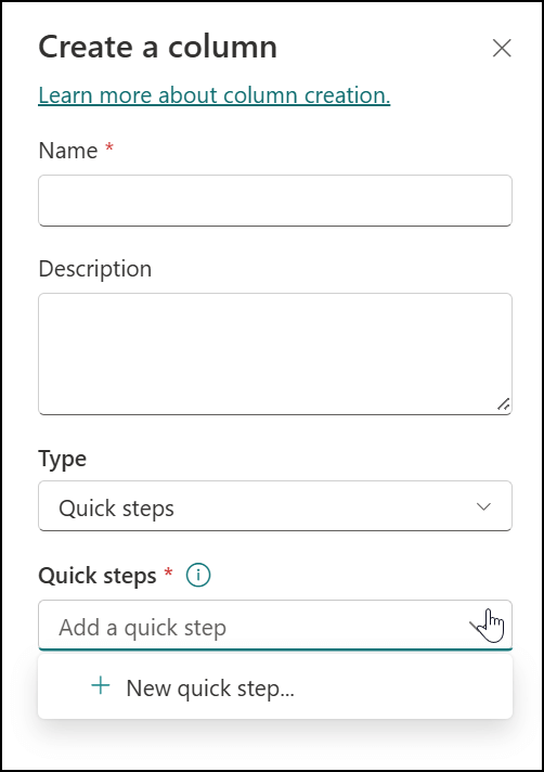 SharePoint Quick Steps Column: One-Click Buttons