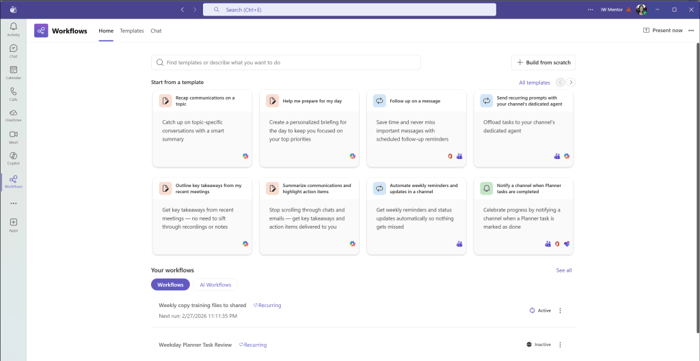 The Teams Workflows App: EASY Workflow Creation