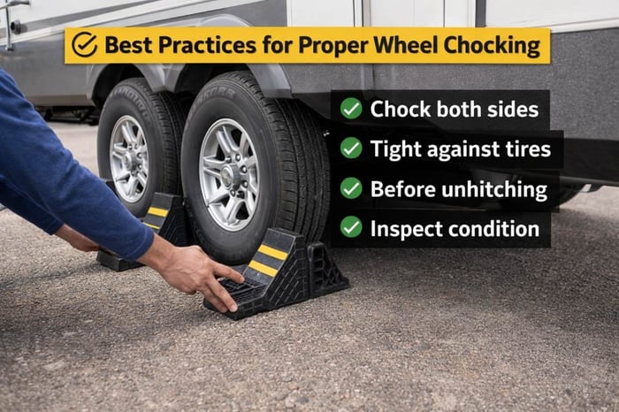 RV Wheel Chock Safety: Why Proper Chocking Matters