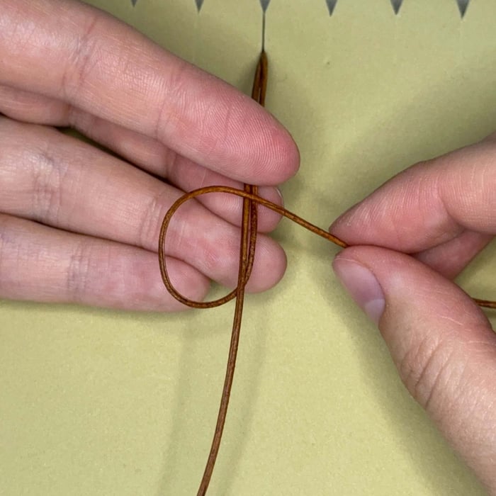 Leather Wrap Hat Band - Western Delica Pattern