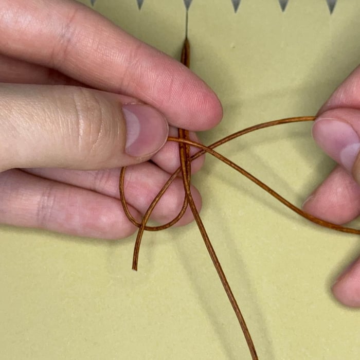 Leather Wrap Hat Band - Western Delica Pattern