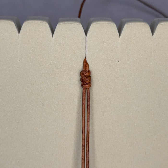 Leather Wrap Hat Band - Western Delica Pattern