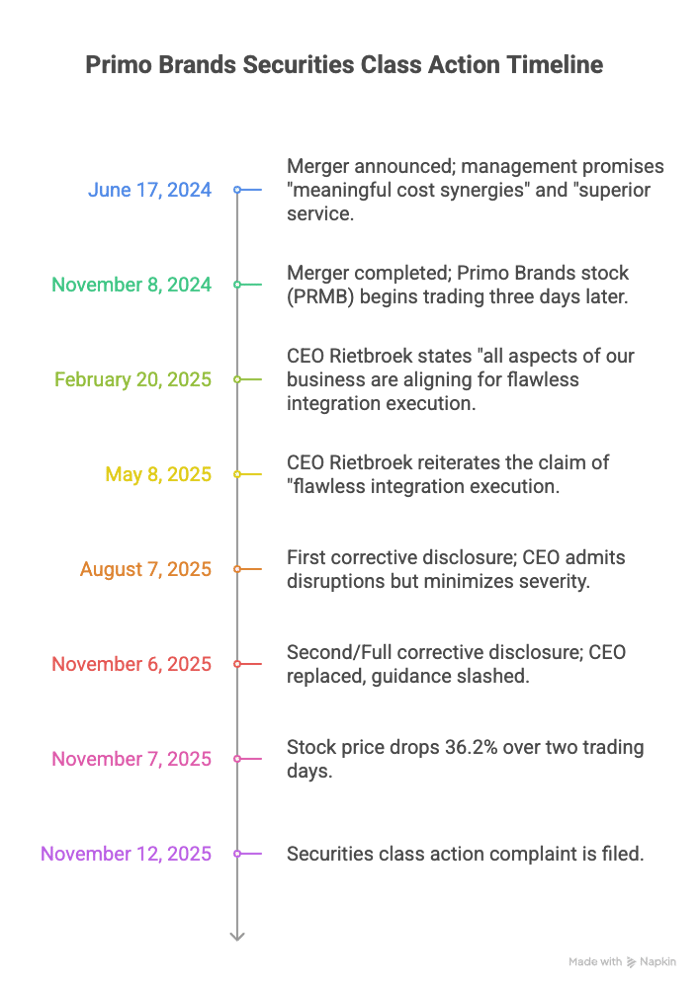 Primo Brands Corporation (PRMB) Securities Class Action Update ...