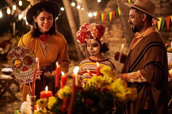 Halloween and Day of the Dead traditions in Latin America